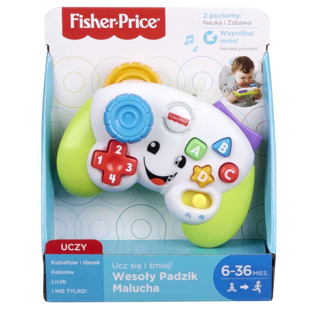 Controler cu butoane numerice si ABCD pentru bebelusi, Fisher Price ...