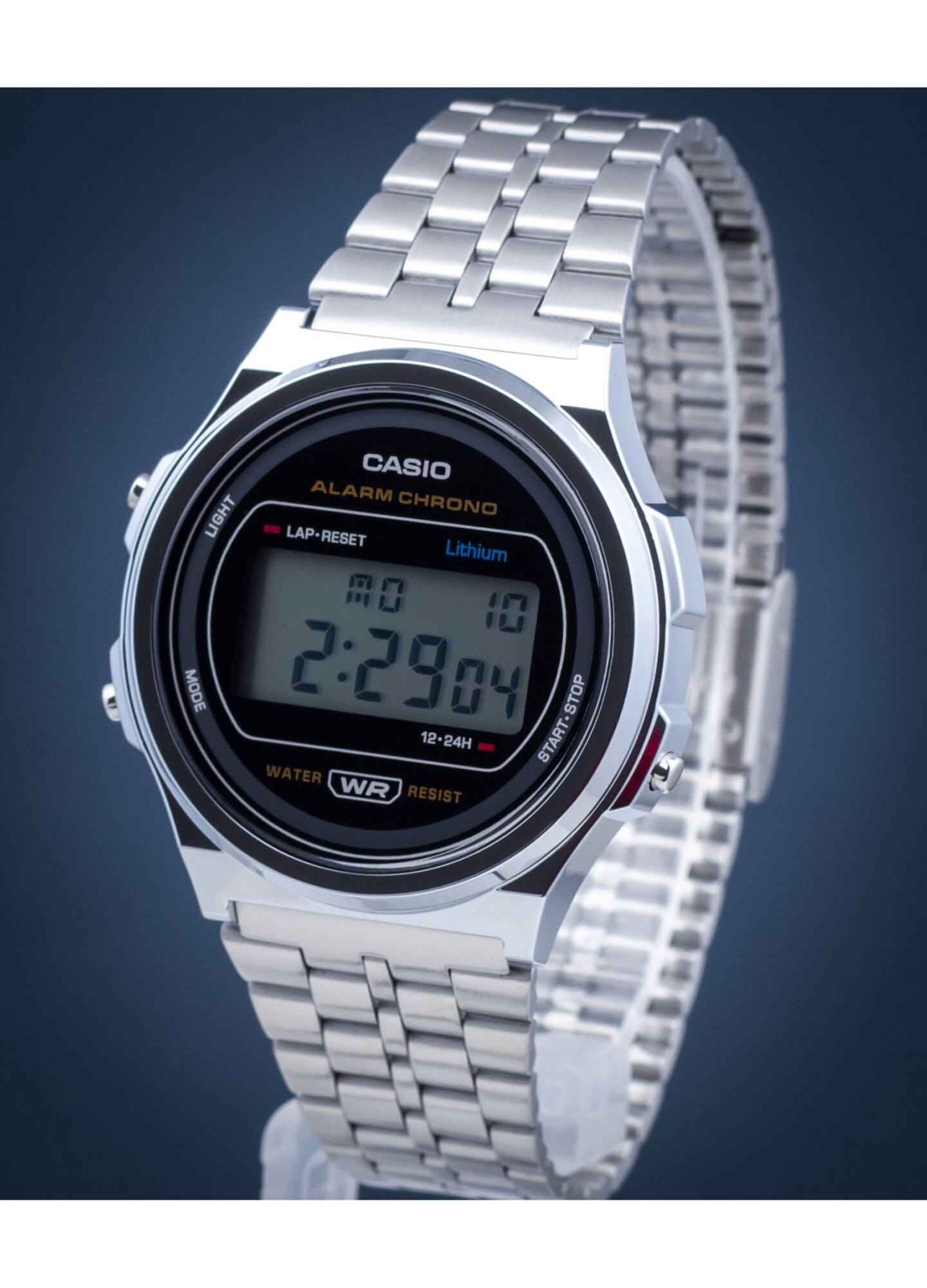 Ceas barbati, Casio, Otel inoxidabil, 5 ATM, Quartz, Multicolor - eMAG.ro