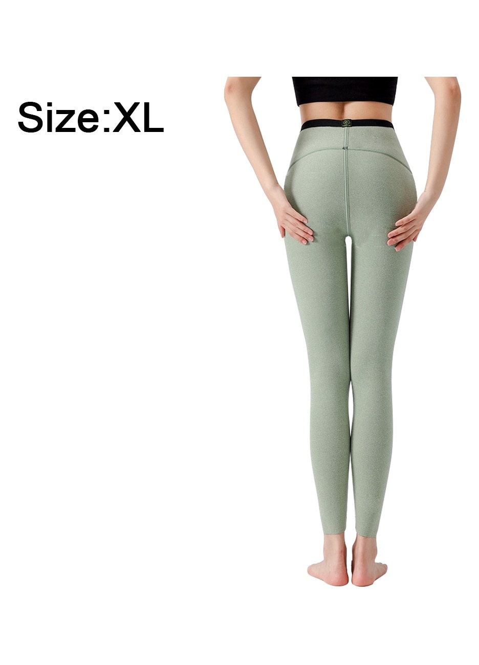 Colanti sport dama JeiibrZui, Verde, XL - eMAG.ro