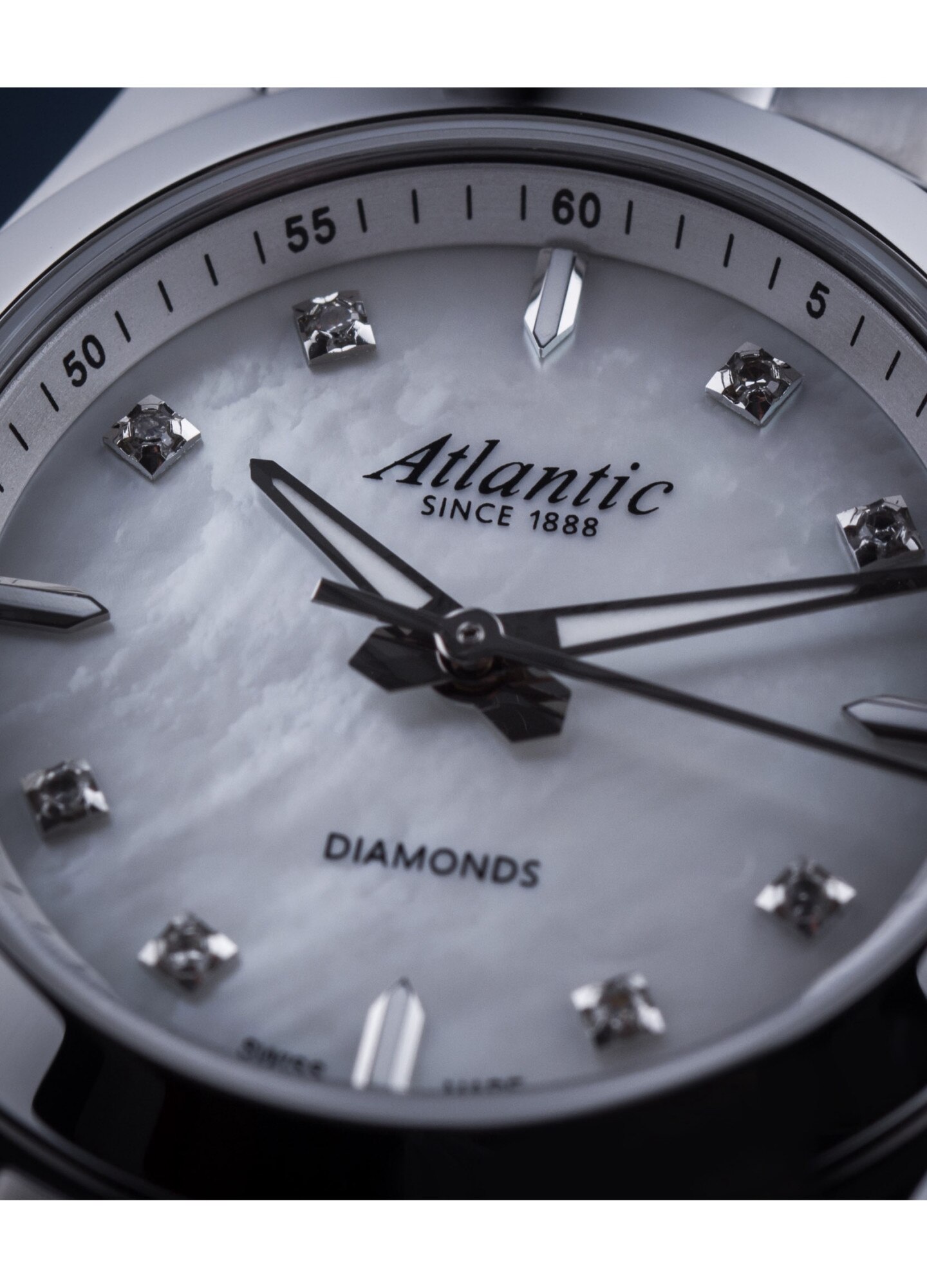 Ceas dama Atlantic, Quartz, Inox, Argintiu - eMAG.ro