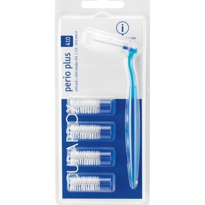 Set de 5 periute interdentare, Curaprox, 2.5 mm, Albastru - eMAG.ro