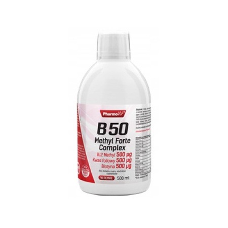 Supliment alimentar Vitamina B50 Methyl Forte Complex, Pharmovit, 500 ...
