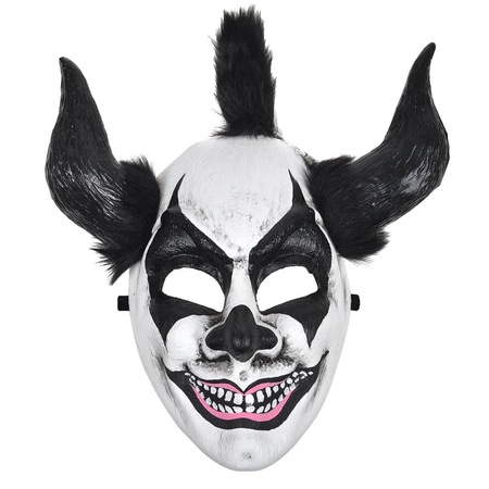 Masca Halloween cu Coarne Negre, Alba - eMAG.ro