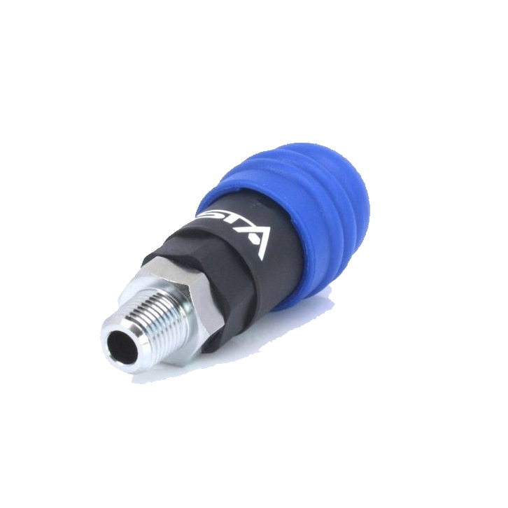 Cupla aer rapida, in 2 trepte 1/4", mufa rapida aer comprimat, Asta ...