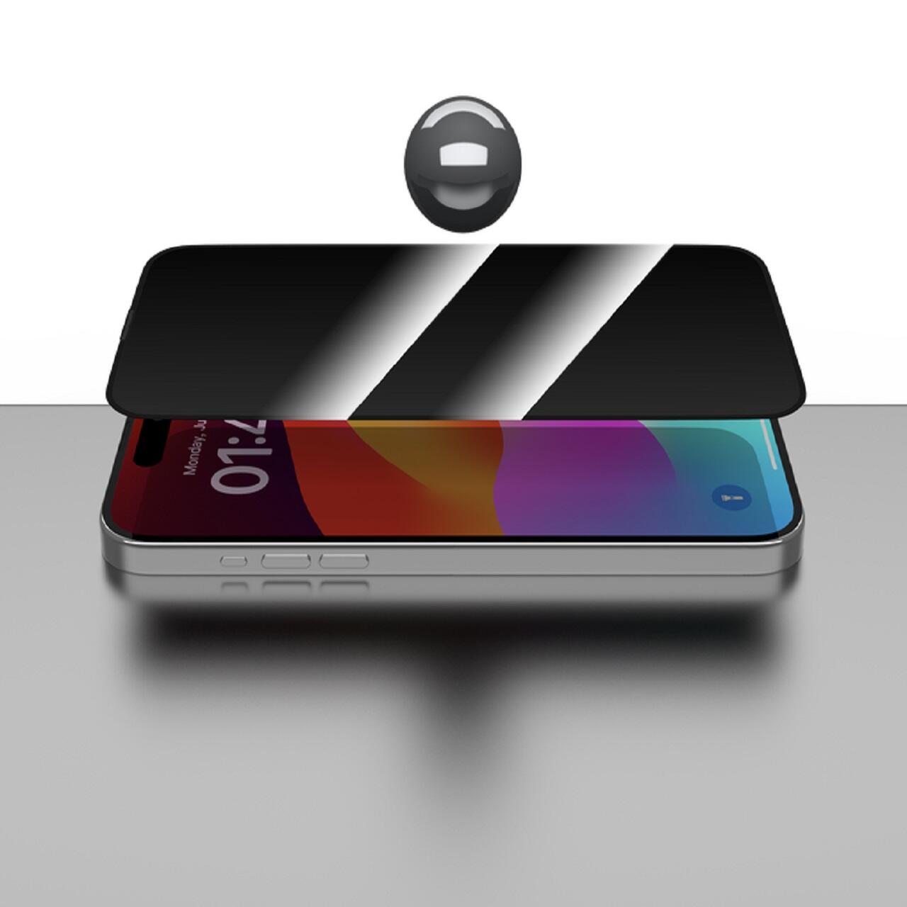 Folie Devia Sticla Van Series Full Screen Privacy Twice compatibila cu ...