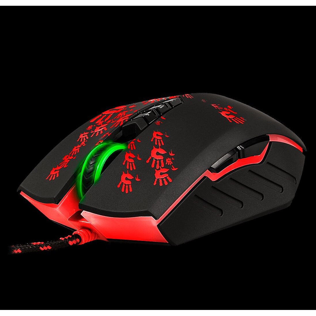 Mouse gaming, A4-Tech, 4000 DPI, Iluminare RGB, Negru/Gri - eMAG.ro