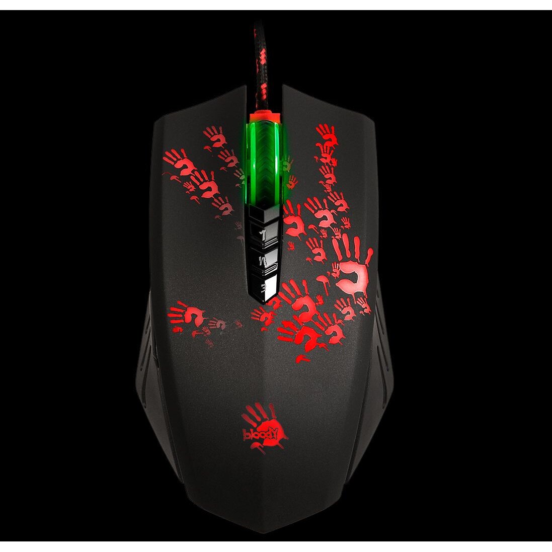 Mouse gaming, A4-Tech, 4000 DPI, Iluminare RGB, Negru/Gri - eMAG.ro