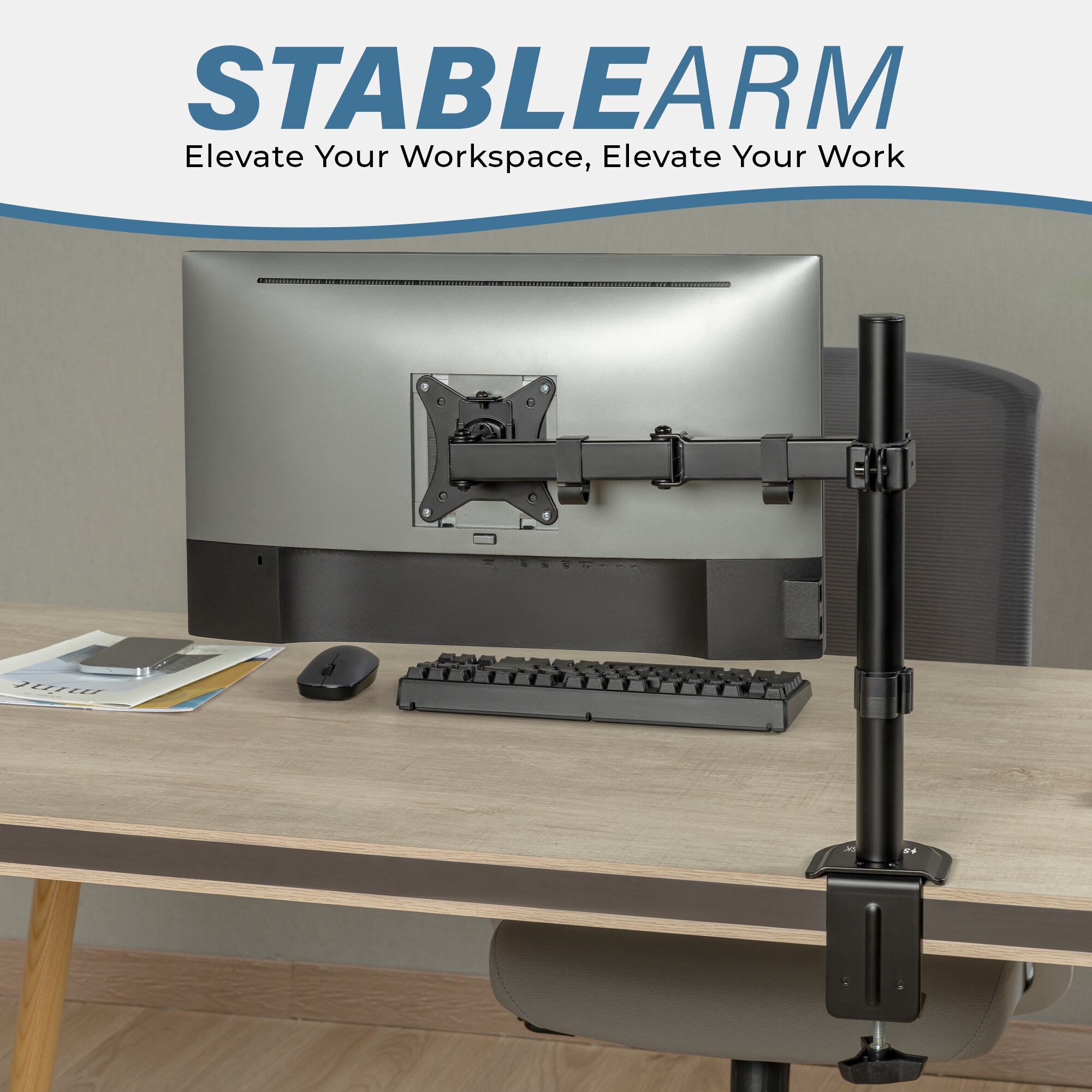 Suport monitor 17-32" inch, StableArm Saver, Pana la 9 kg, Solid, Slim ...