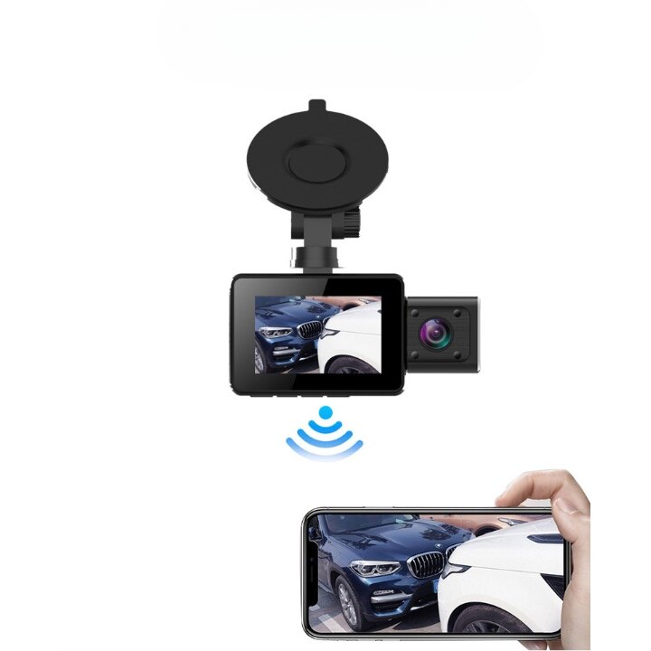 Camera auto Dash Cam Pro cu rezolutie 4K HD, 30 FPS, display 2 inch ...