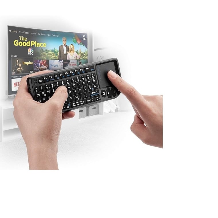 Mini tastatura wireless Rii X1 cu touchpad, telecomanda Smart TV/PC/Pad ...