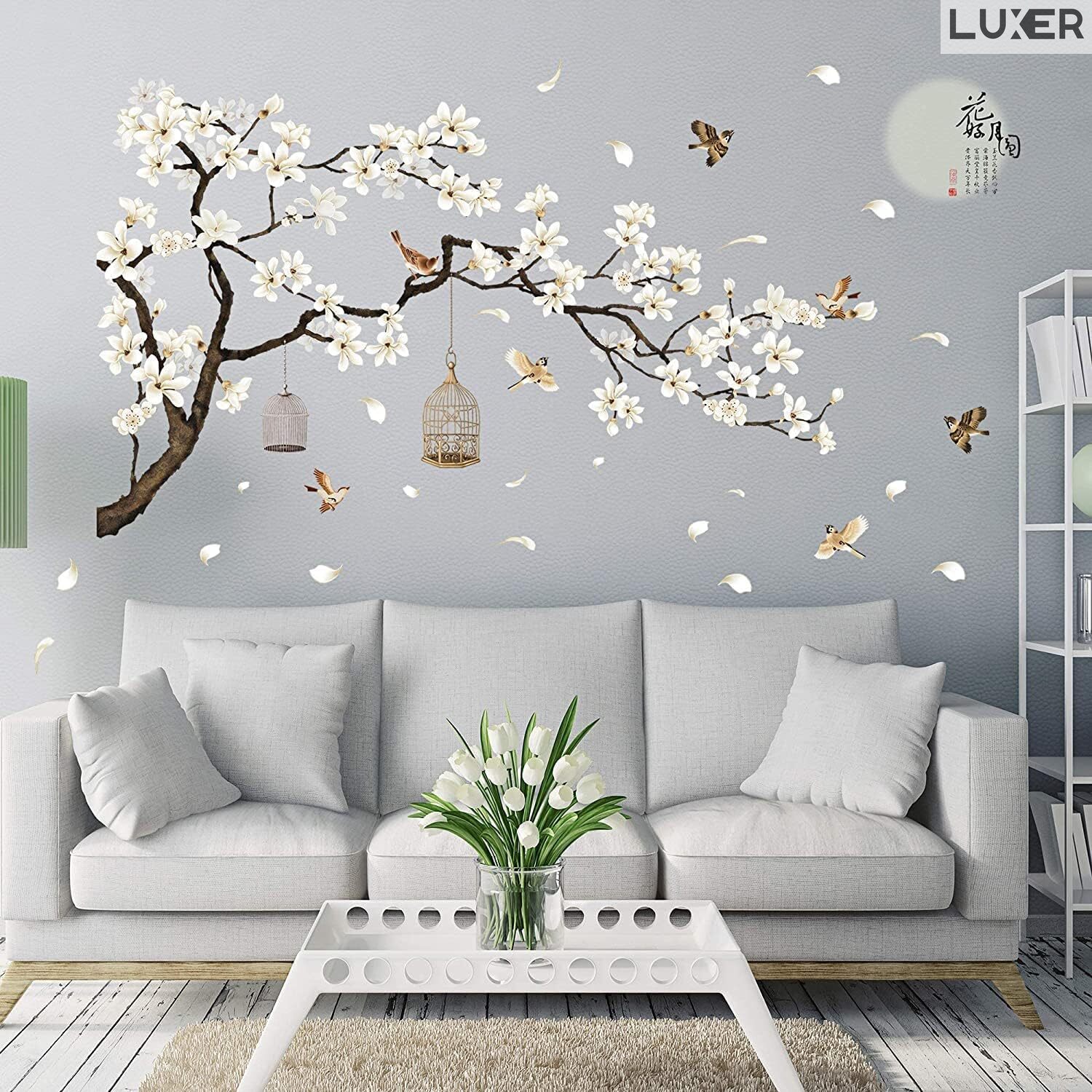 Sticker Decorativ Autoadeziv cu Model Floral : Cires Japonez Inflorit ...