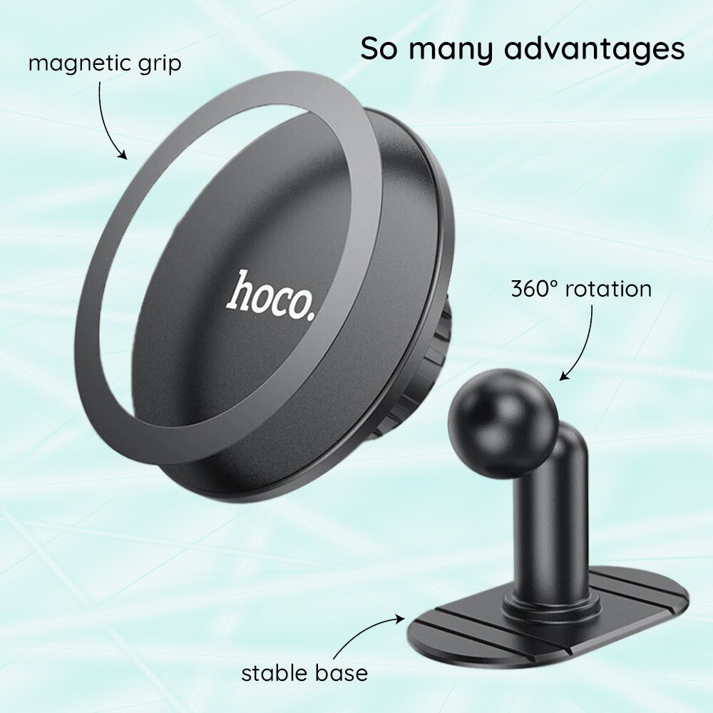 Suport Auto cu Magnet pentru Bord, X288, Black - eMAG.ro