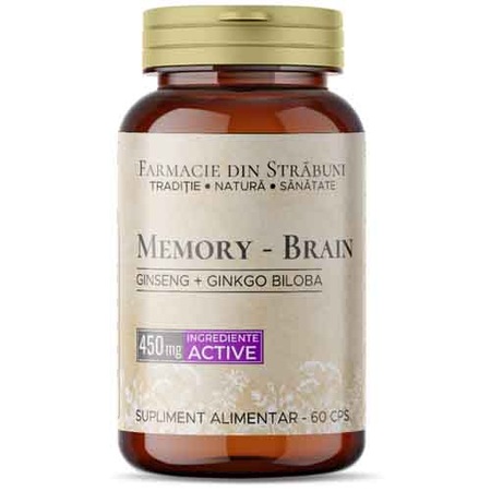 Supliment Natural Memory - Brain 60 capsule, Farmacie din Strabuni ...