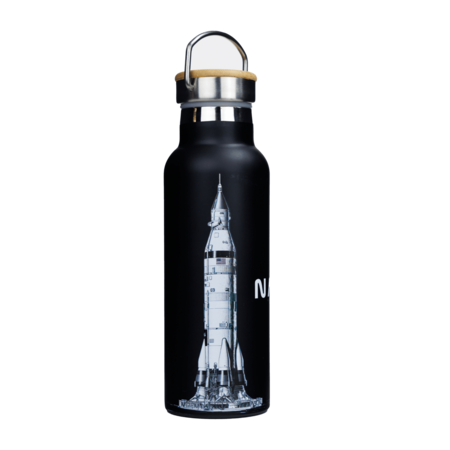 Sticla Termica Dr.Bacty Iris, Inox, 500ml, Negru - NASA - eMAG.ro