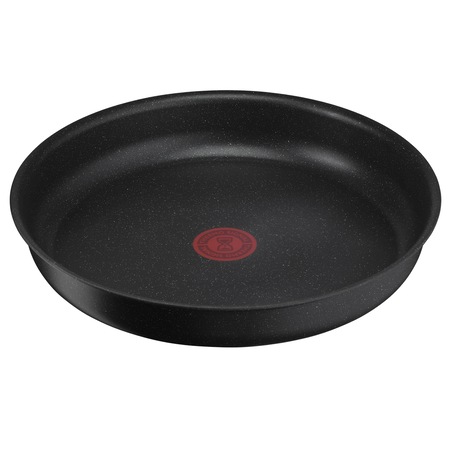 Set 3 piese Tefal Ingenio Black Stone, tigaie 24/28 cm, maner detasabil, invelis antiaderent ...