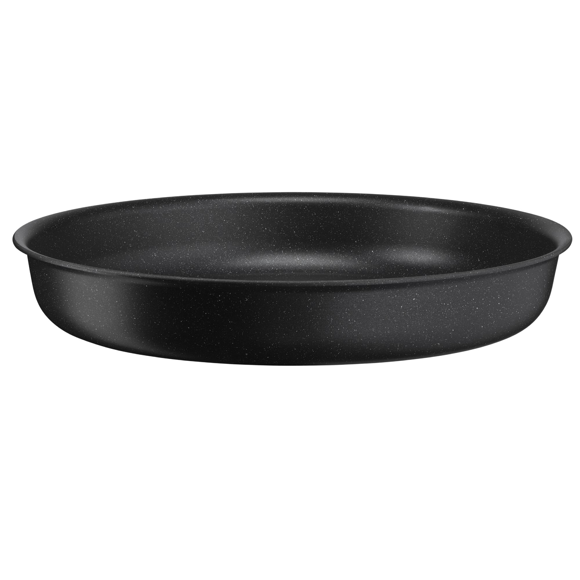 Set 3 piese Tefal Ingenio Black Stone, tigaie 24/28 cm, maner detasabil, invelis antiaderent ...