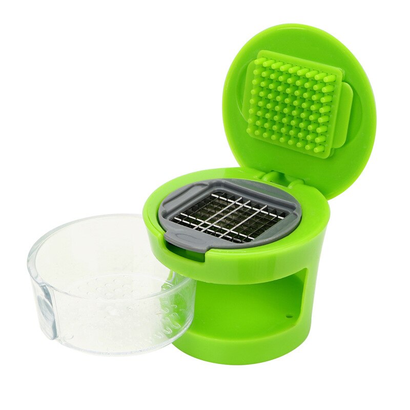 Mini presa pentru usturoi, Sunmostar, Otel inoxidabil/ABS, Verde - eMAG.ro