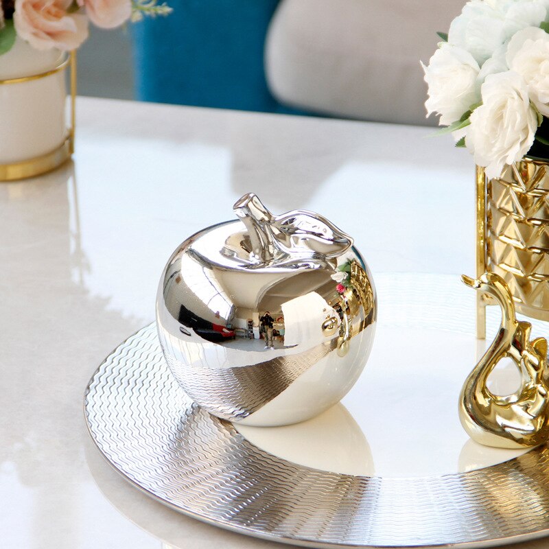 Ornament cu mar, Sunmostar, Auriu - eMAG.ro