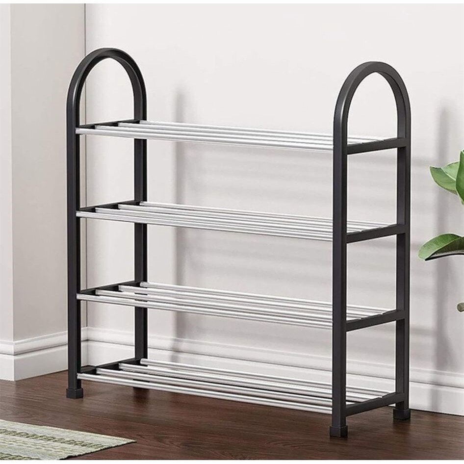 Pantofar 4 nivele, pentru incaltaminte, pantofi, din metal, 58x19x51 cm ...