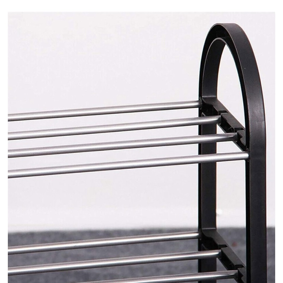 Pantofar 4 nivele, pentru incaltaminte, pantofi, din metal, 58x19x51 cm ...