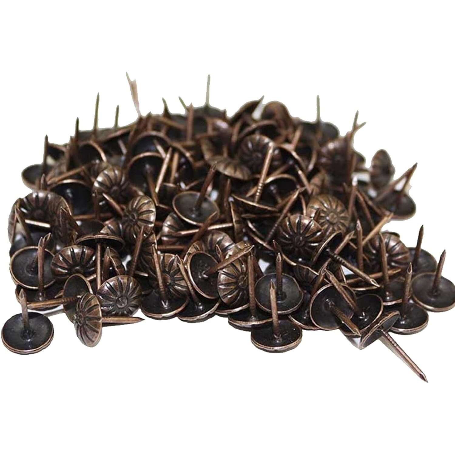 Set 500 cuie decorative, 11x16mm, Bronz - eMAG.ro