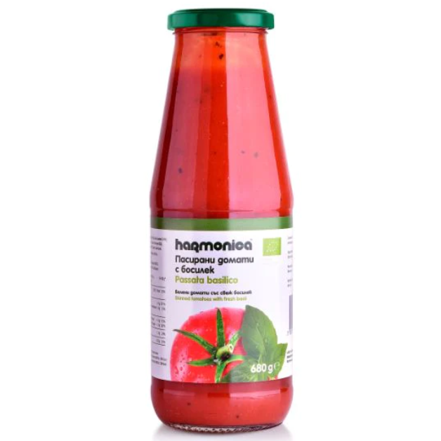 Sos De Rosii Passata Cu Busuioc, Bio, 680g - eMAG.ro