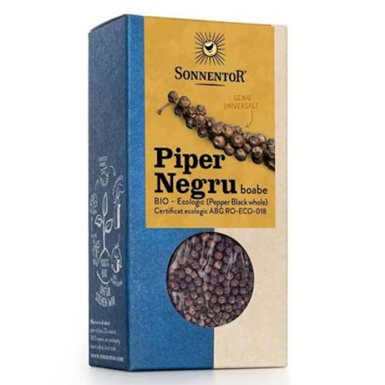 Condiment Piper Negru Boabe Sonnentor, Eco, 55g - eMAG.ro