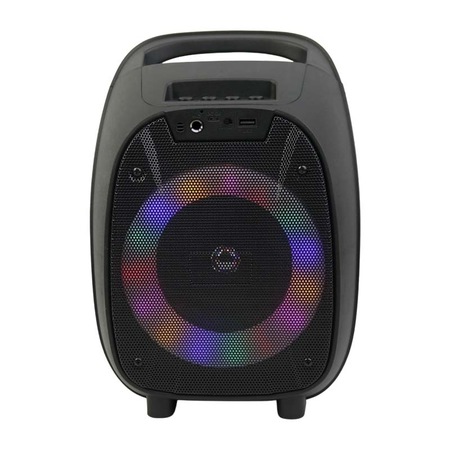 Boxa portabila cu microfon inclus, Lumini LED Colorate, Conexiune ...