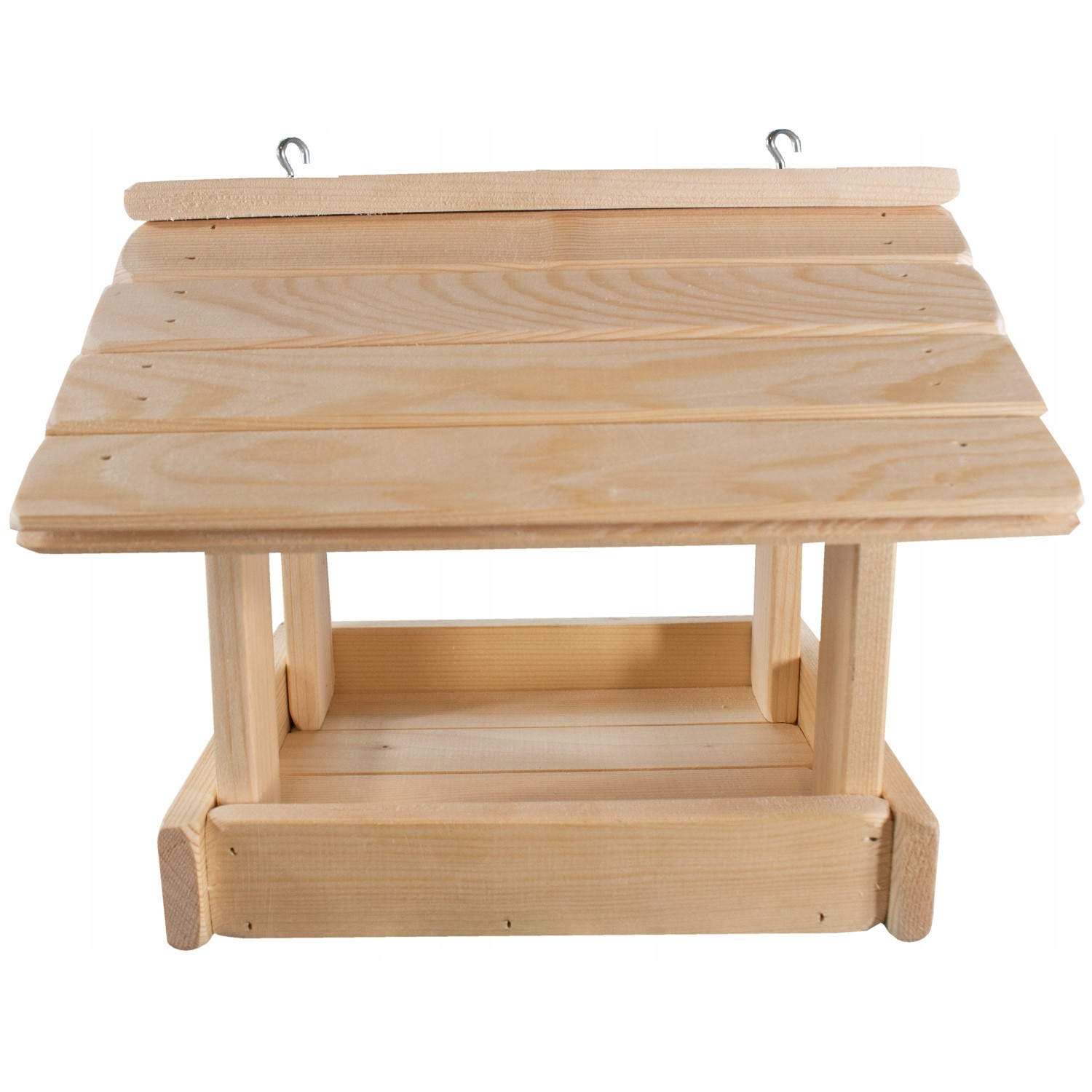 Hranitor exterior pentru pasari, 25 x 30 x 30 cm, din lemn - eMAG.ro