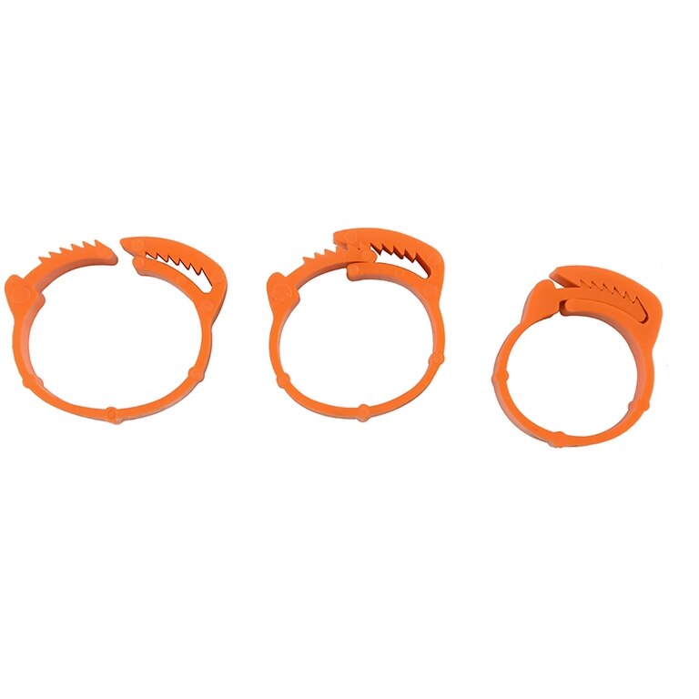 Set de 100 cleme pentru cabluri, Sunmostar, Portocaliu - eMAG.ro