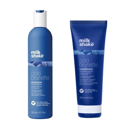 Set Pentru Par Brunet, Sampon 300 ml Si Balsam 250 ml, MIlksahke ...