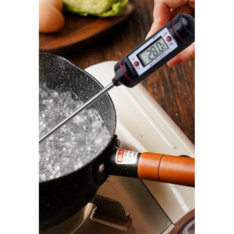 Termometru alimentar digital Heat&Cook, de bucatarie, cu sonda -50° C ...