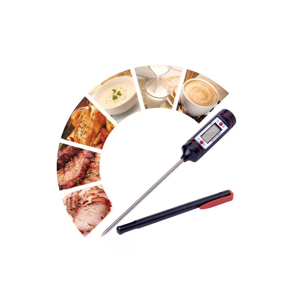 Termometru alimentar digital Heat&Cook, de bucatarie, cu sonda -50° C ...