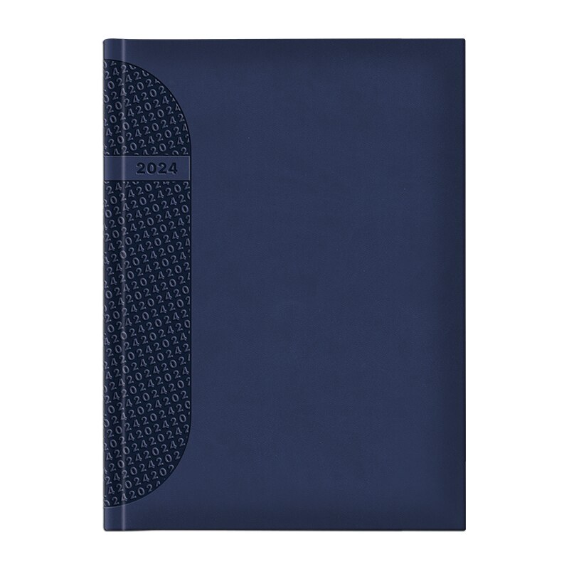 Agenda 2024, datata saptamanal, 477 Kent Blu Cina, 21x27 cm - eMAG.ro