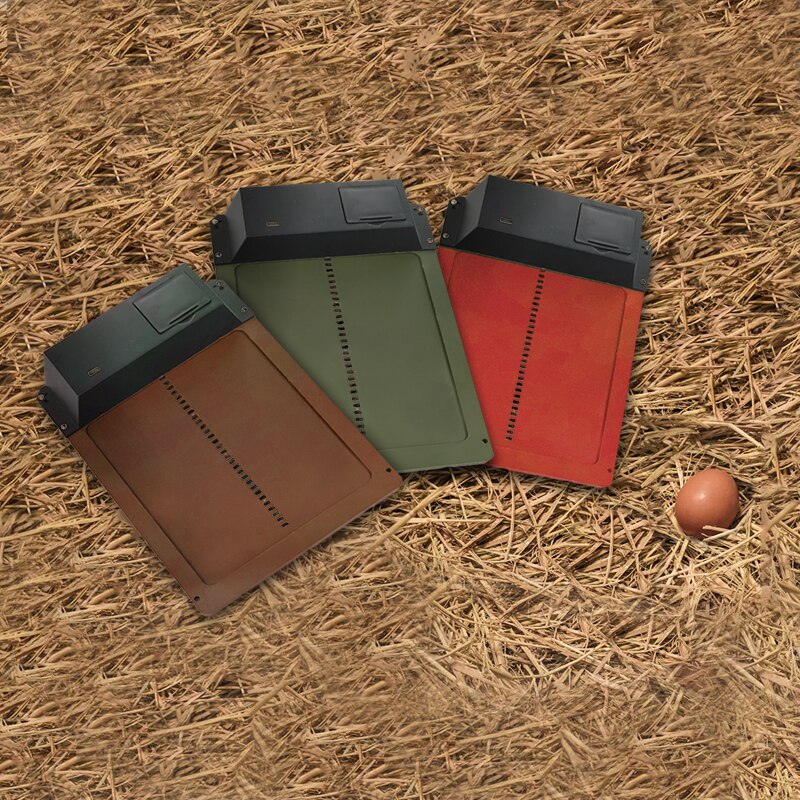 Usa automata pentru cotete de pasari cu senzor de lumina, Rosu - eMAG.ro