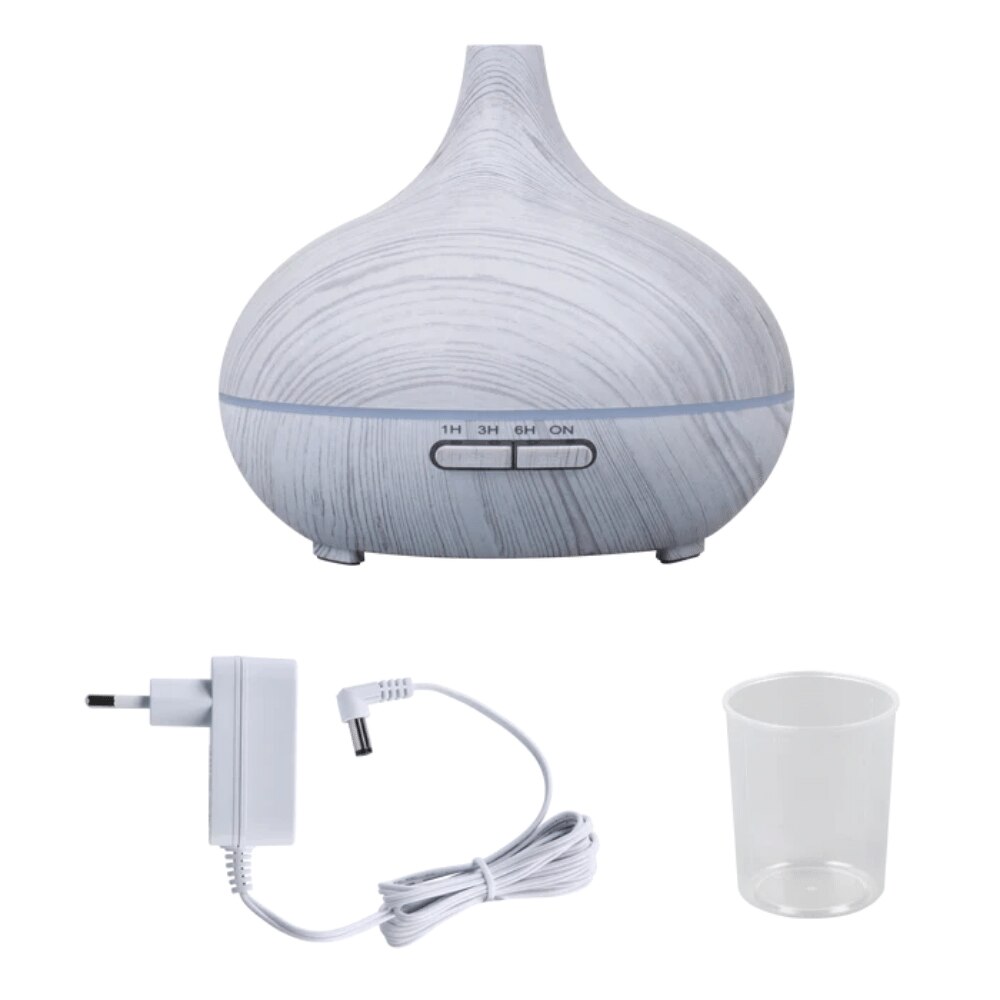 Difuzor de arome, Lemn, Alb - eMAG.ro