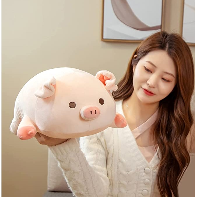 Jucarie de plus Kawaii Porc, Plus, 50 cm, Roz - eMAG.ro