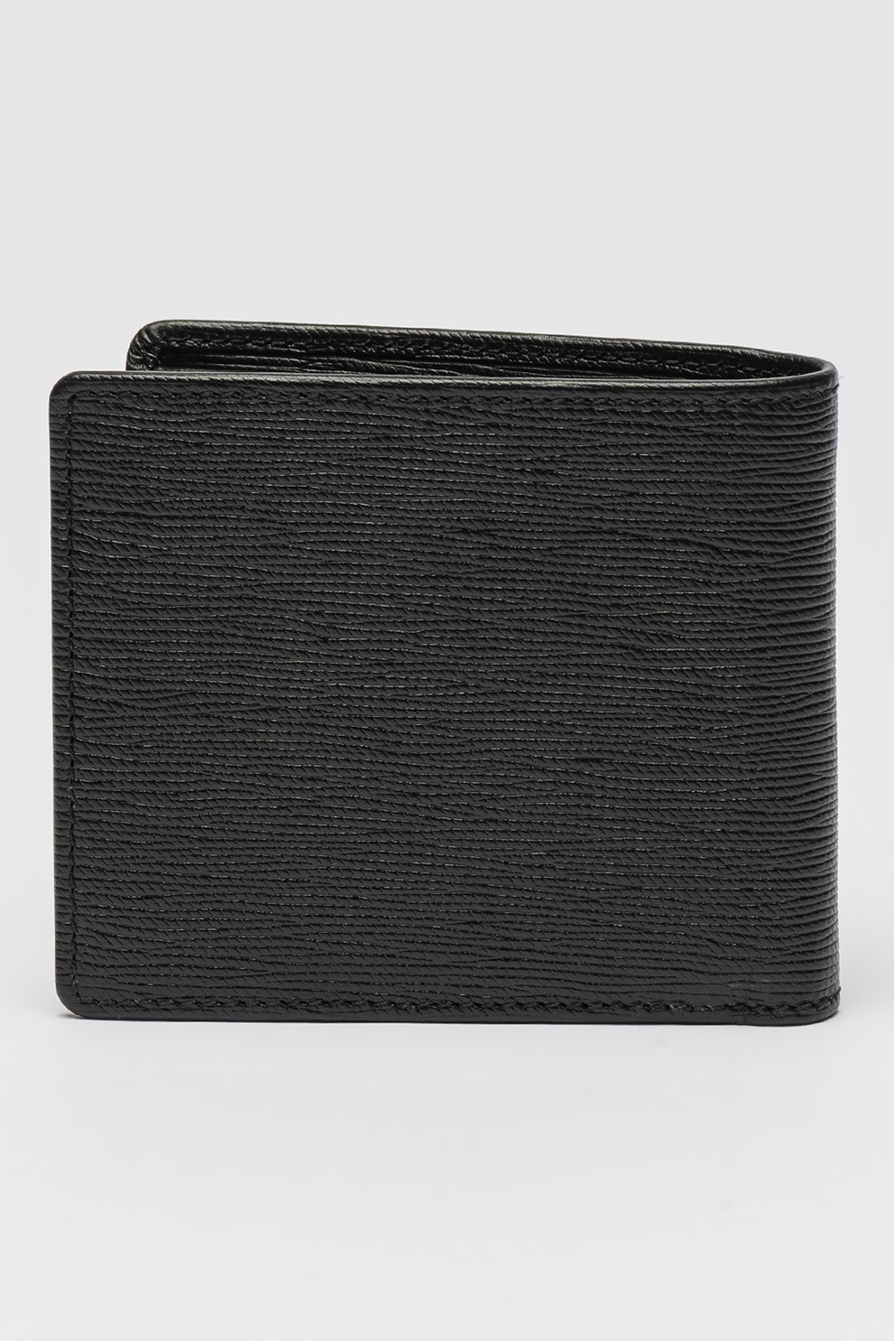 BOSS, Portofel pliabil de piele, Negru - eMAG.ro