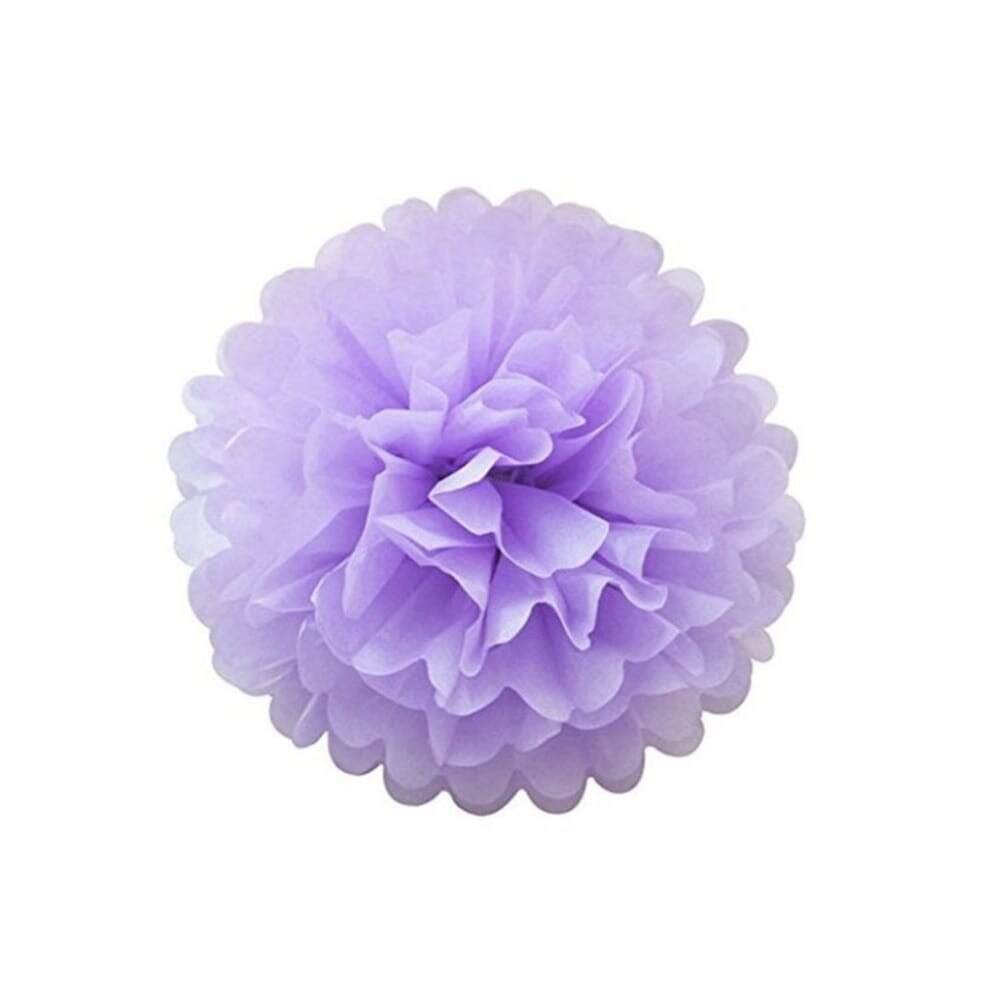 Pampon hartie 20 cm set 10 buc Lilac - eMAG.ro