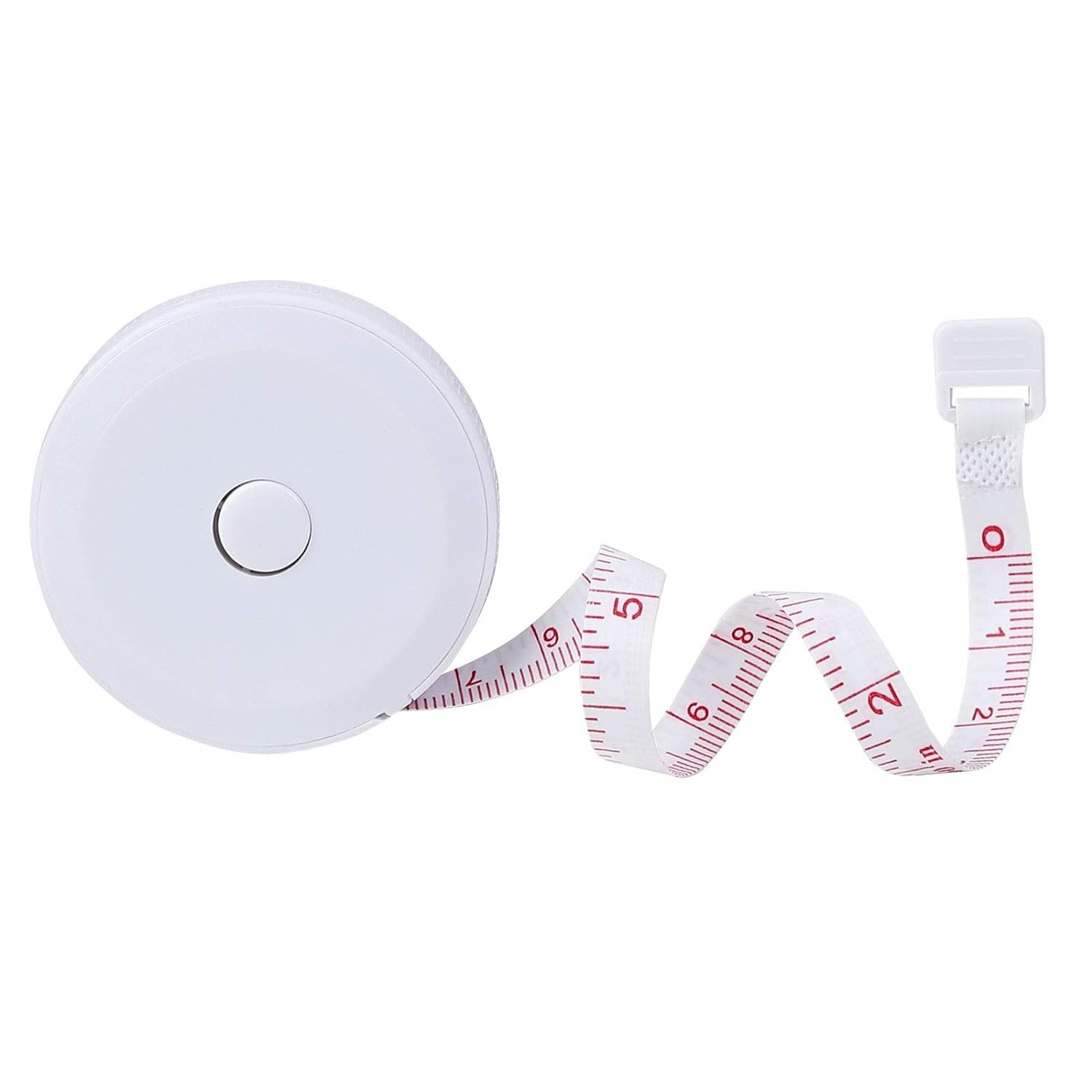 Ruleta centimetru de croitorie, 150 cm, marcat pe ambele fete, cu buton ...