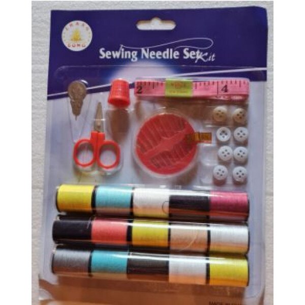 Set de Croitorie Pentru Cusut, 15 Papiote Culori Diferite, Foarfeca, 10 ...