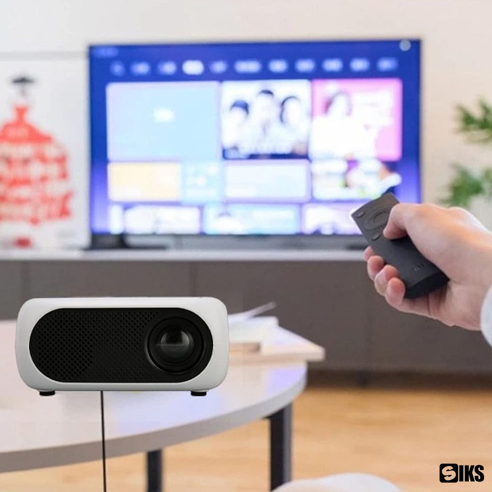 Mini Video Proiector SIKS, Super HD 1080P, Portabil, LED, Full Color ...