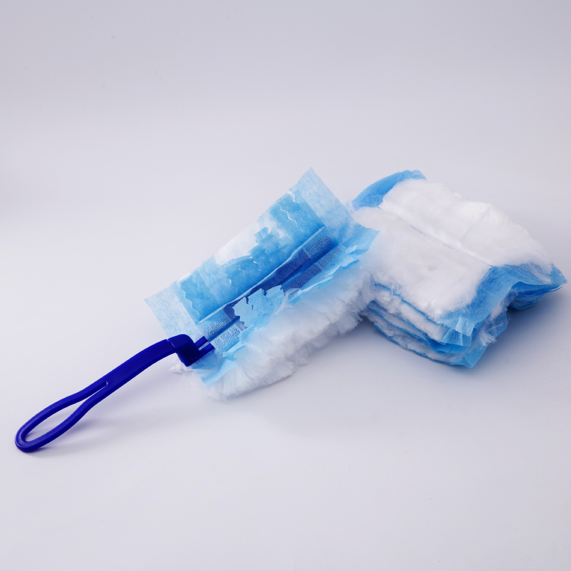 Set pamatuf praf, Sunmostar, Microfibra, 10 buc, Albastru - eMAG.ro