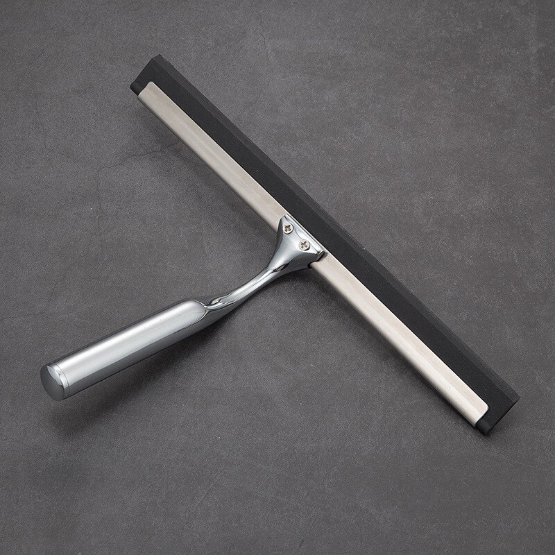 Racleta pentru geamuri si parbrize din Inox cu suport pe perete ...