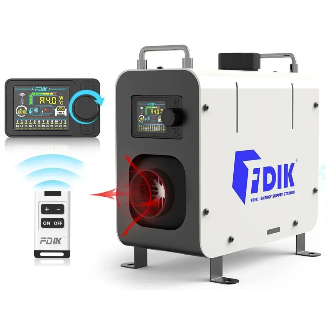 Aeroterma diesel Panda S, FDIK, 12V/24V, 220V, Bluetooth, 5kW ...