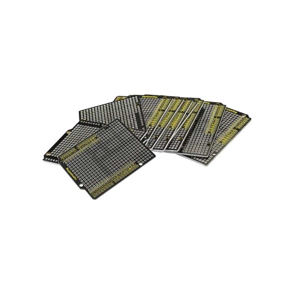 Set 10 Placi PCB Prototipare Circuit, Keyestudio, Compatibile cu Shield ...