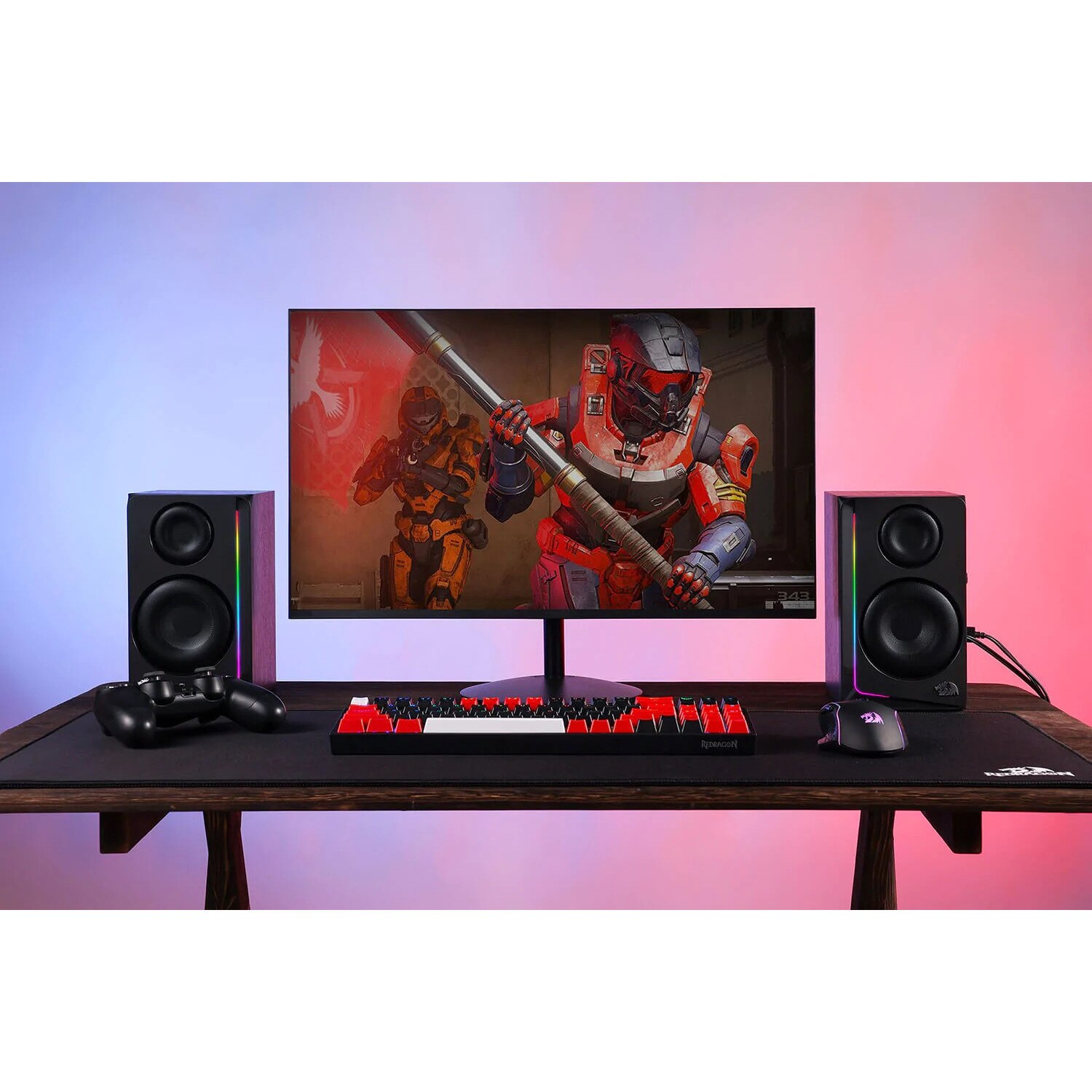 Boxe Gaming Redragon GS812, 2.0, RBG, Bluetooth, Negru - eMAG.ro