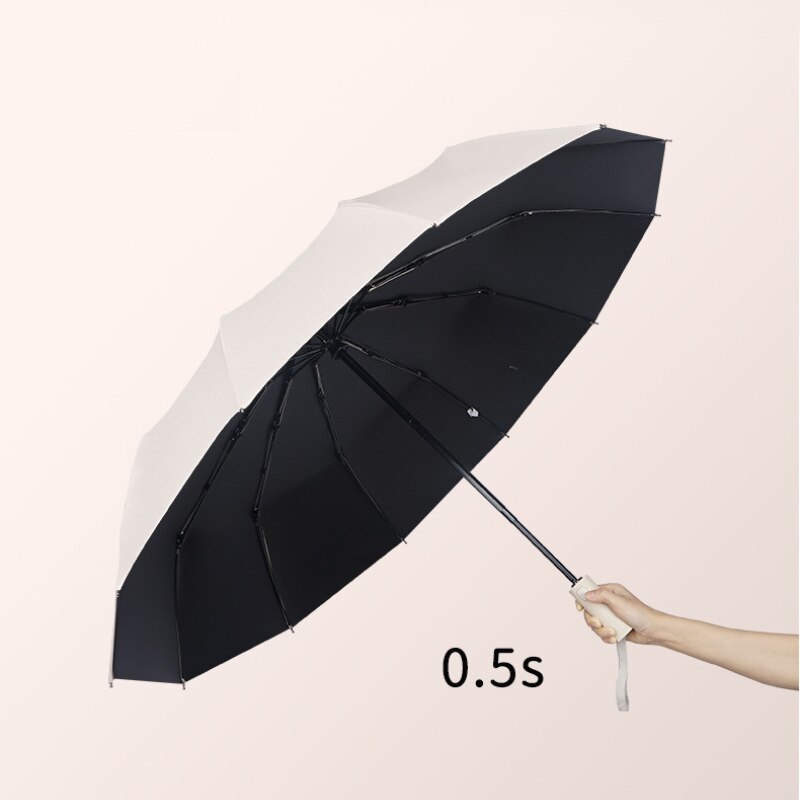 Automata teleszkópos esernyő, vízálló, UV védő, szélálló, 104 cm, bézs ...