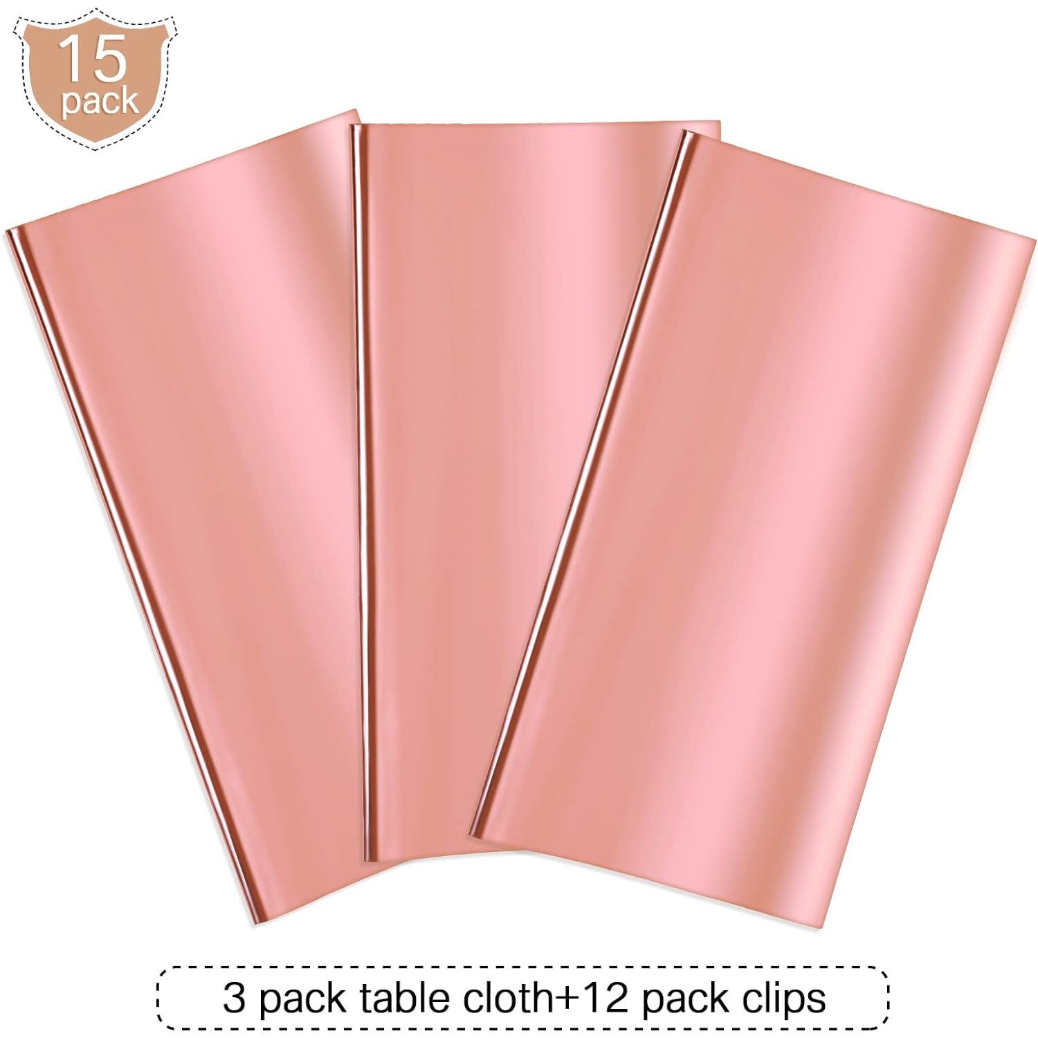 Set 3 fete de masa, Sunmostar, Pastic, Roz - eMAG.ro