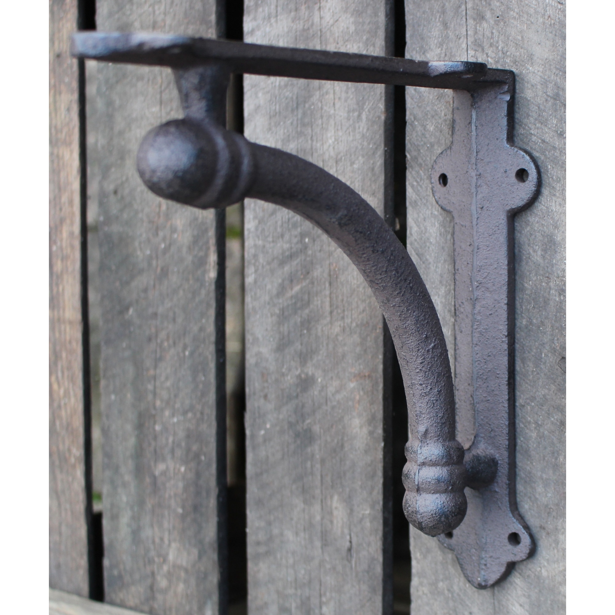 Suport pentru polita fier forjat maro 19 cm x 19 cm x 5 h - eMAG.ro